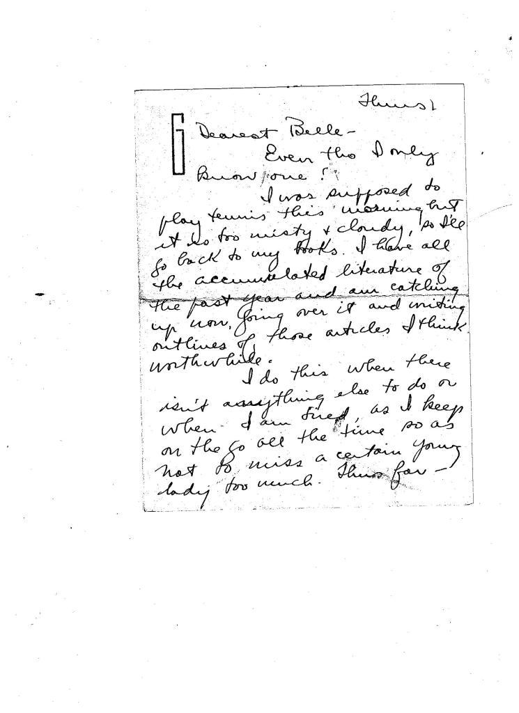 Herb and Belle – Love Letters from the 30’s – The Goldmans